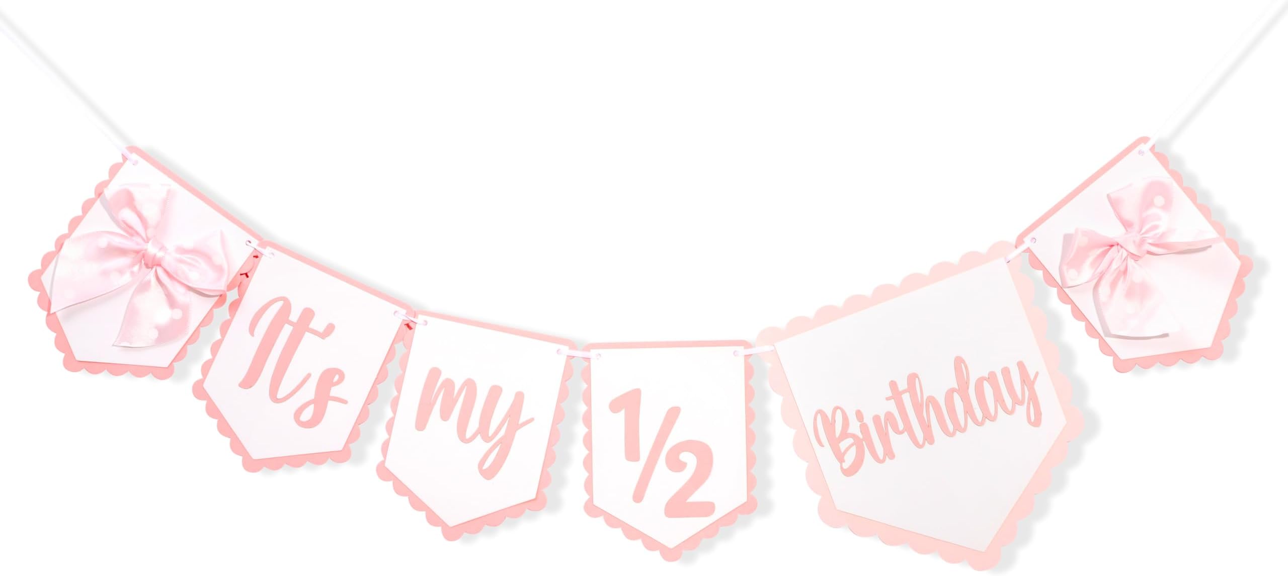 Amazon.com: It's My Half Birthday Banner - Six Months Girl Decorations ...