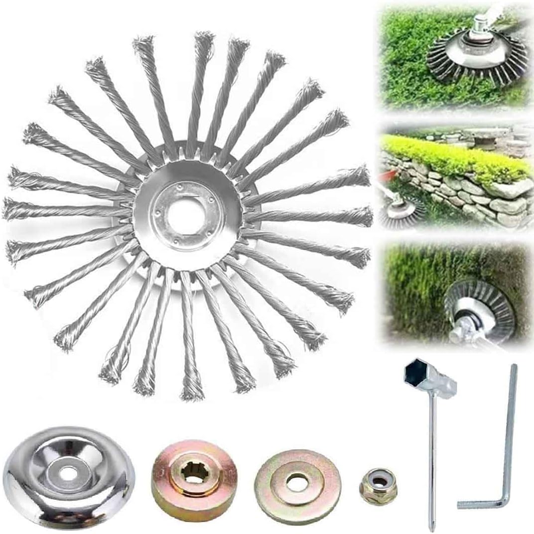 Amazon.com: TSYIDUI 6/8/10 Inch Rotary Weed Brush Joint,Indestructible ...