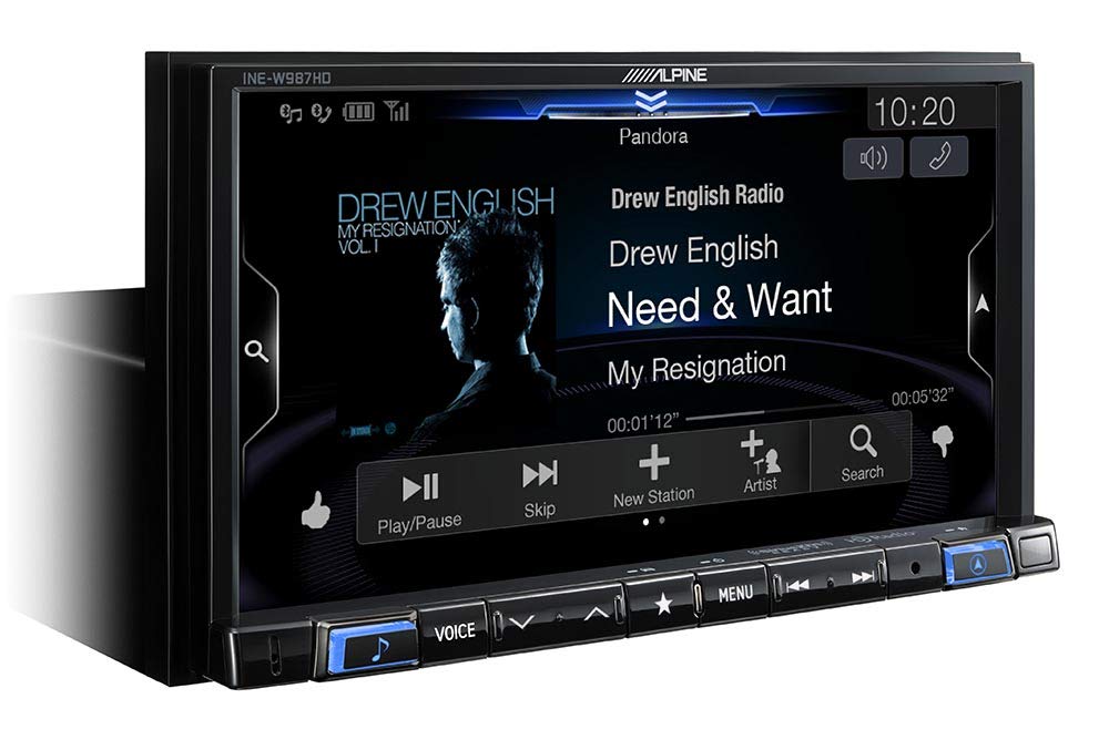 Amazon.com: Alpine INE-W987HD Mech-Less 7-inch Audio/Video/Navigation ...