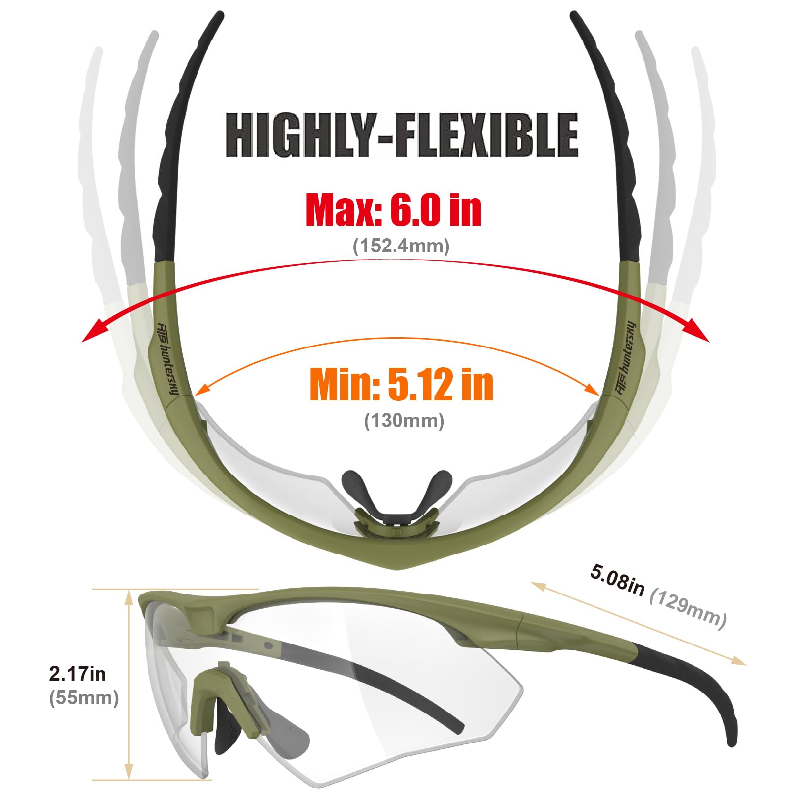 Snapklik.com : S53 Anti Fog Tactical Shooting Range Safety Glasses ...