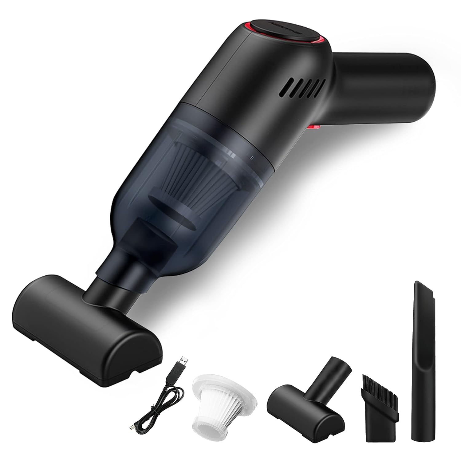 PERFIN Wireless Handled Vacuum Cleaner, Large Suction and Long Runtime ...