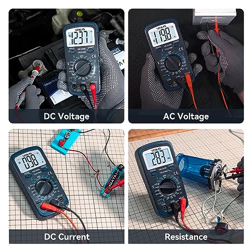 Snapklik.com : Digital Multimeter DC AC Voltmeter, Ohm Meter, Fast ...
