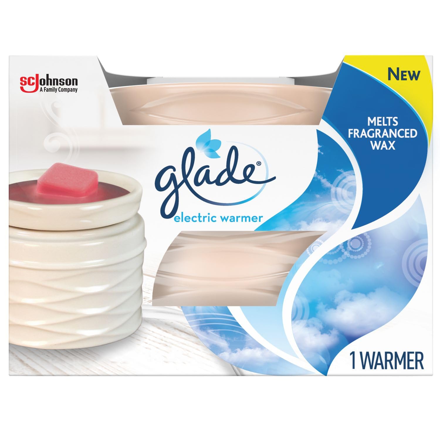 Glade Wax Melts Air Freshener Electric Warmer, Works with Glade Wax ...