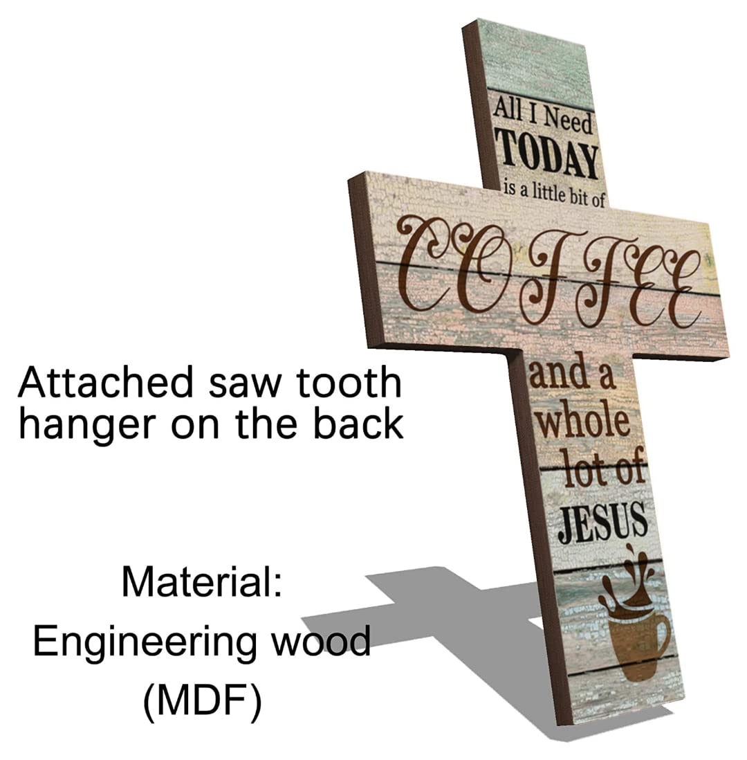 Snapklik.com : Rustic Christian Bible Verse Wooden Cross Inspirational ...