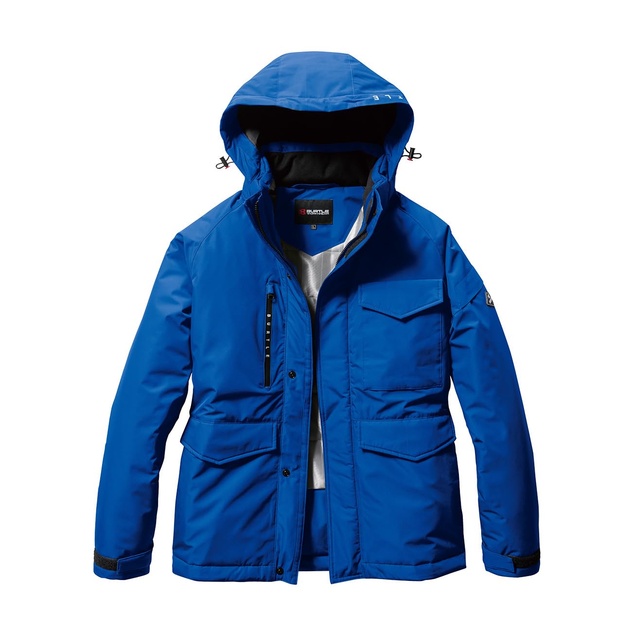 Amazon | 【BURTLE】バートル防水防寒ジャケット 7620-ku [S～3XL サイズ展開]U-styleプリント入り ハンカチ付き | 作業服 通販