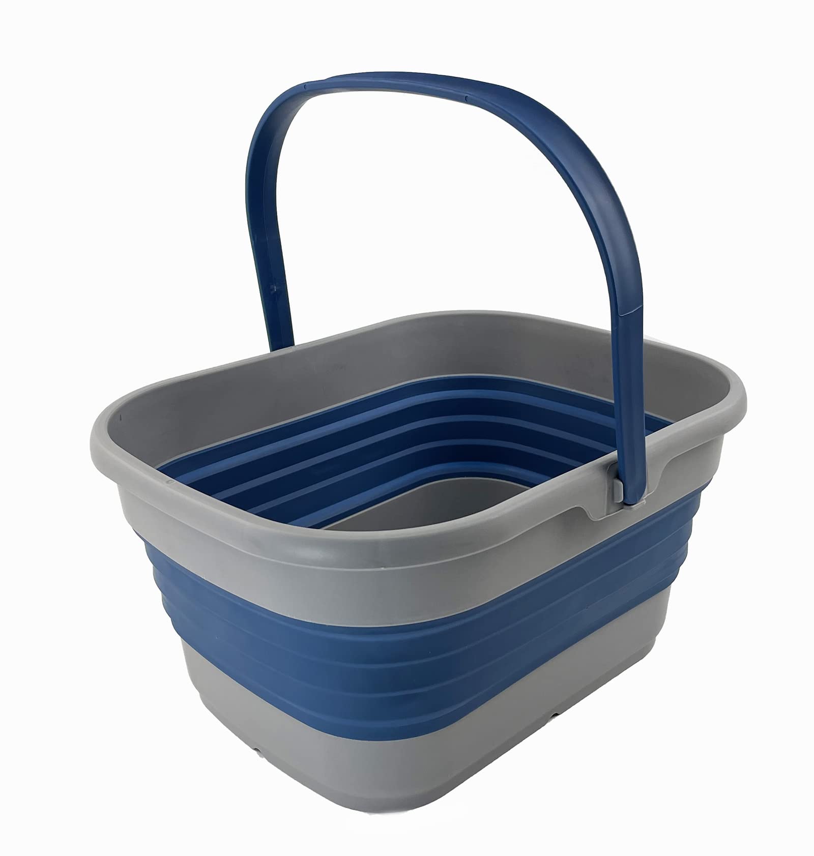 Amazon.com: SAMMART Collapsible Basket with Handle, 13L (3.4 Gallon ...