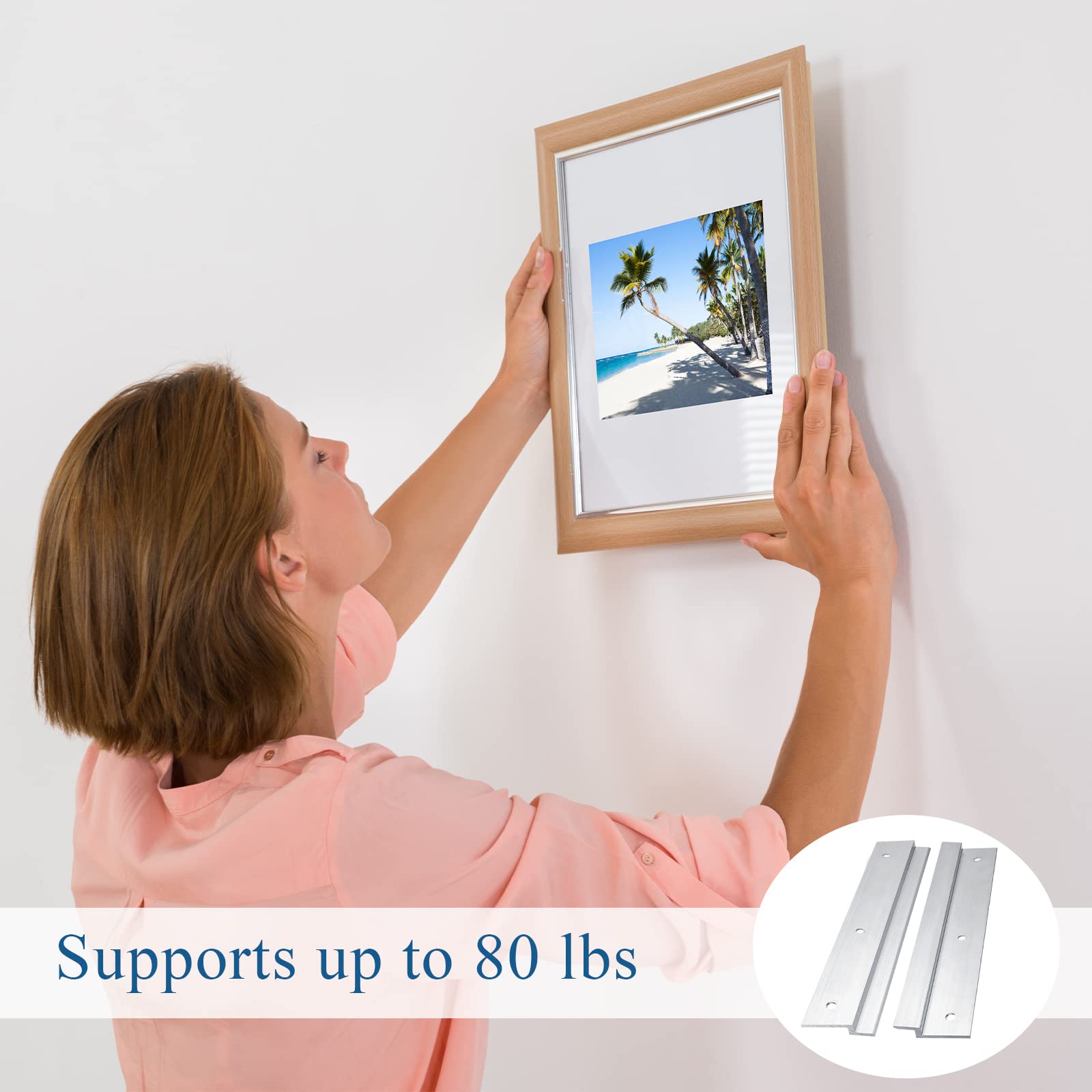 Snapklik.com : 6 Pack French Cleat Hanger Headboard Wall Mounting ...