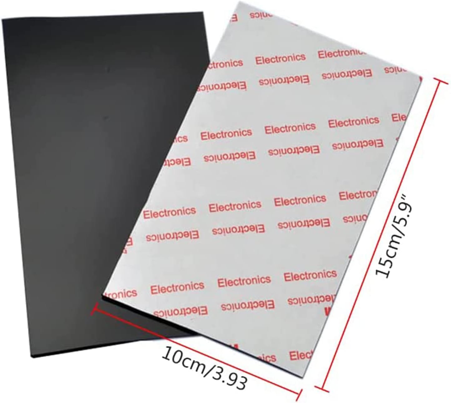 2 Pieces Anti-Slip Pads Silicone Rubber Plastic Pads 150x300mm 3M Self ...