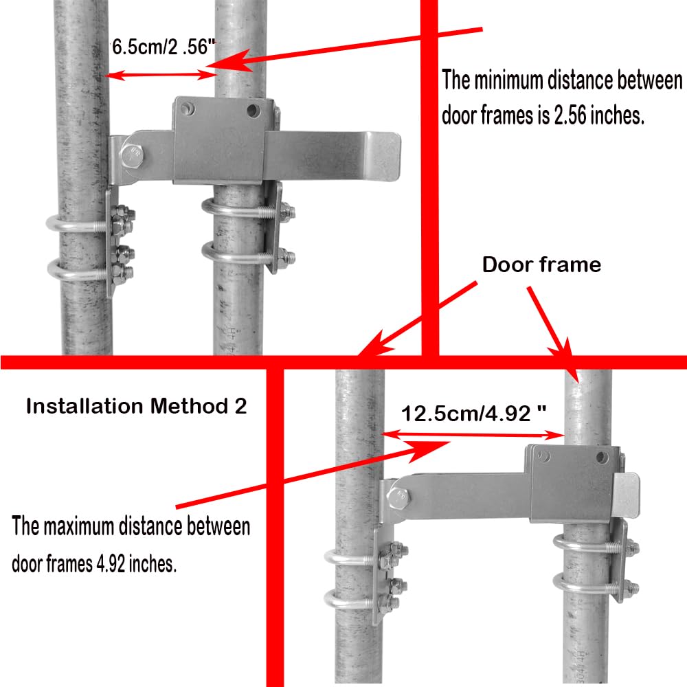 Snapklik.com : Chain Link Residential Strong Arm Double Gate Latch,Use ...