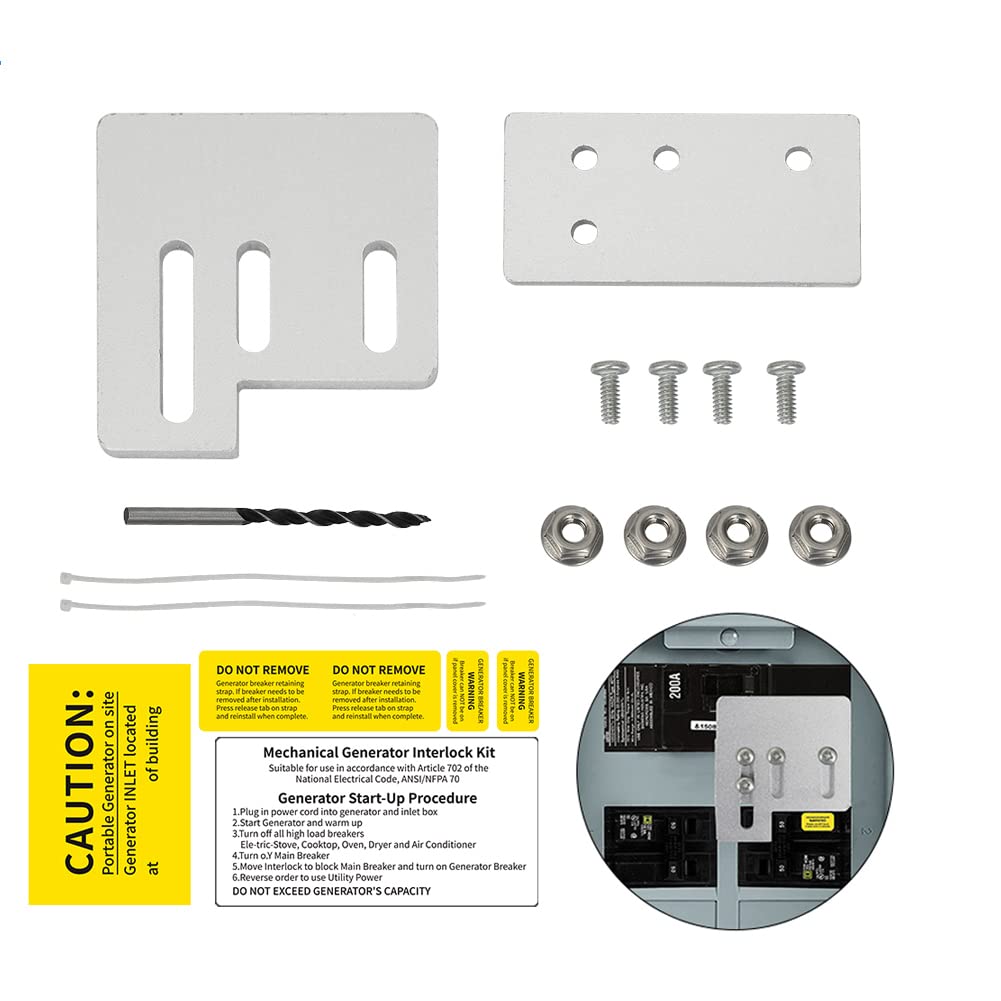 Buy Foruly Generator Interlock Kit for Homeline or Square D QO Plug in ...