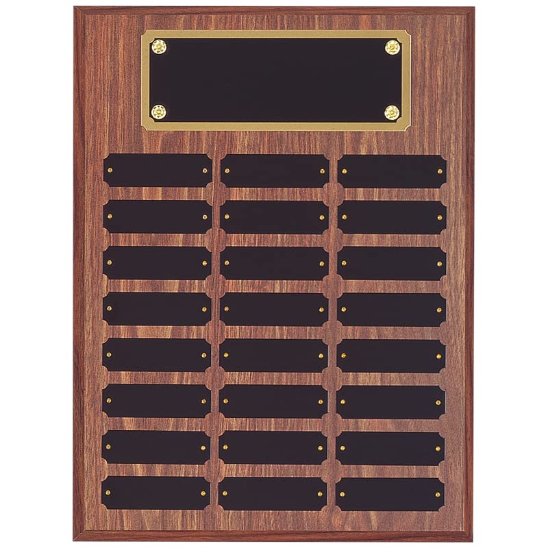 12 x 16 Inch Perpetual Plaque Award Multiple Name Plate Board for ...
