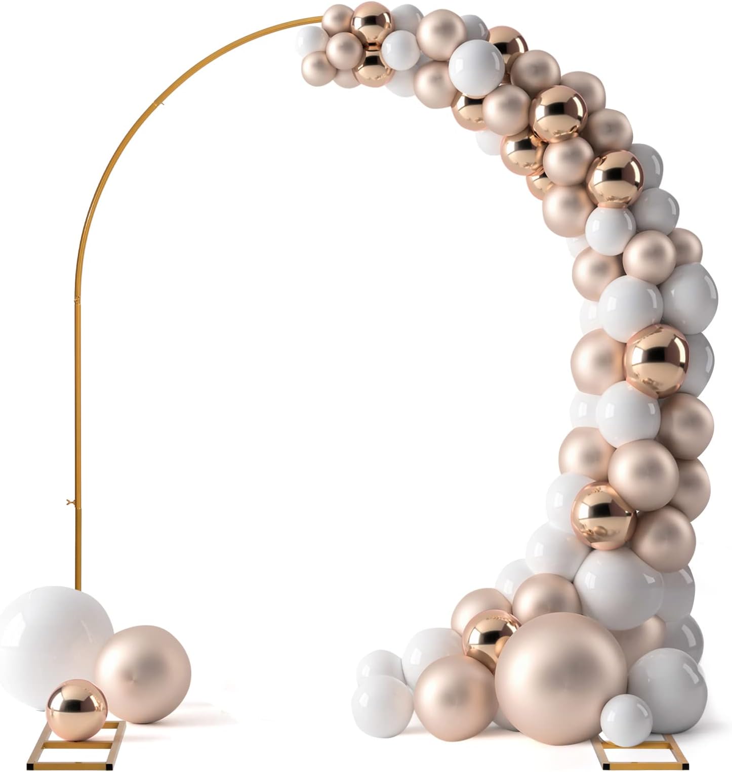 Amazon.com : DOEWORKS Wedding 6.5 FT Metal Balloon Arch Stand, Metal ...