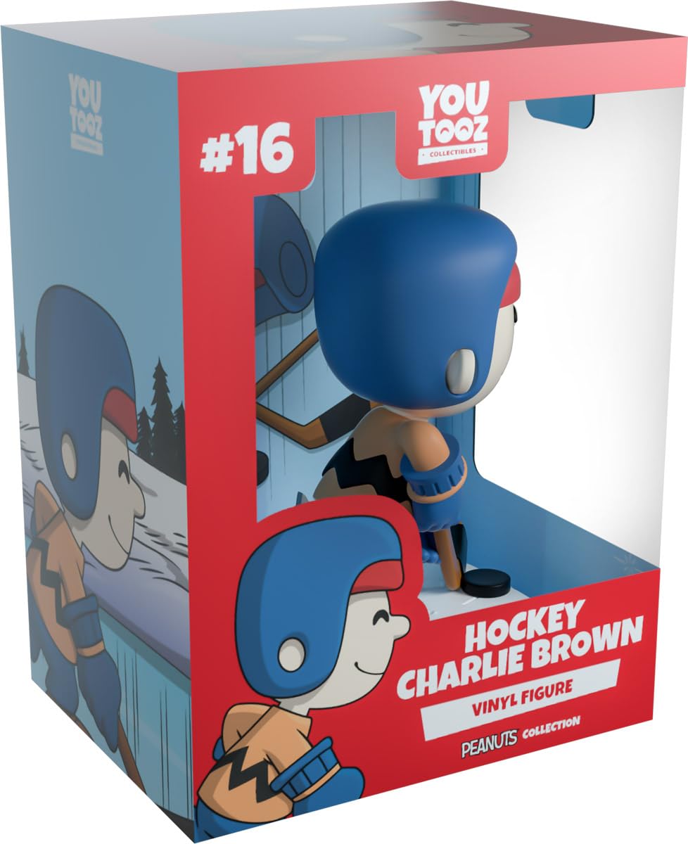 Amazon.com: Youtooz Peanuts Hockey Charlie Brown 3.6" Inch, Hockey ...