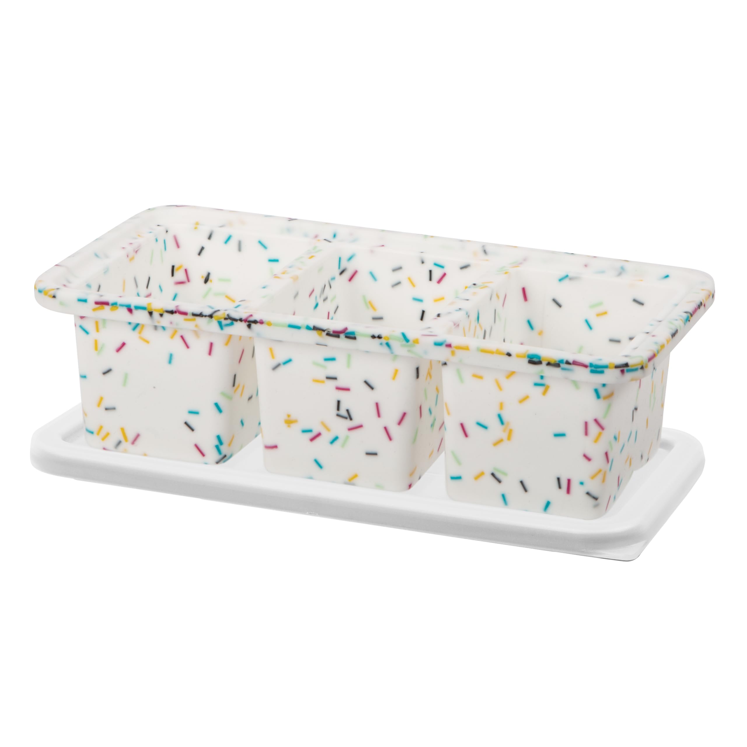Amazon.com | OGGI Prep & Portion Silicone Freezer Trays with Lid ...