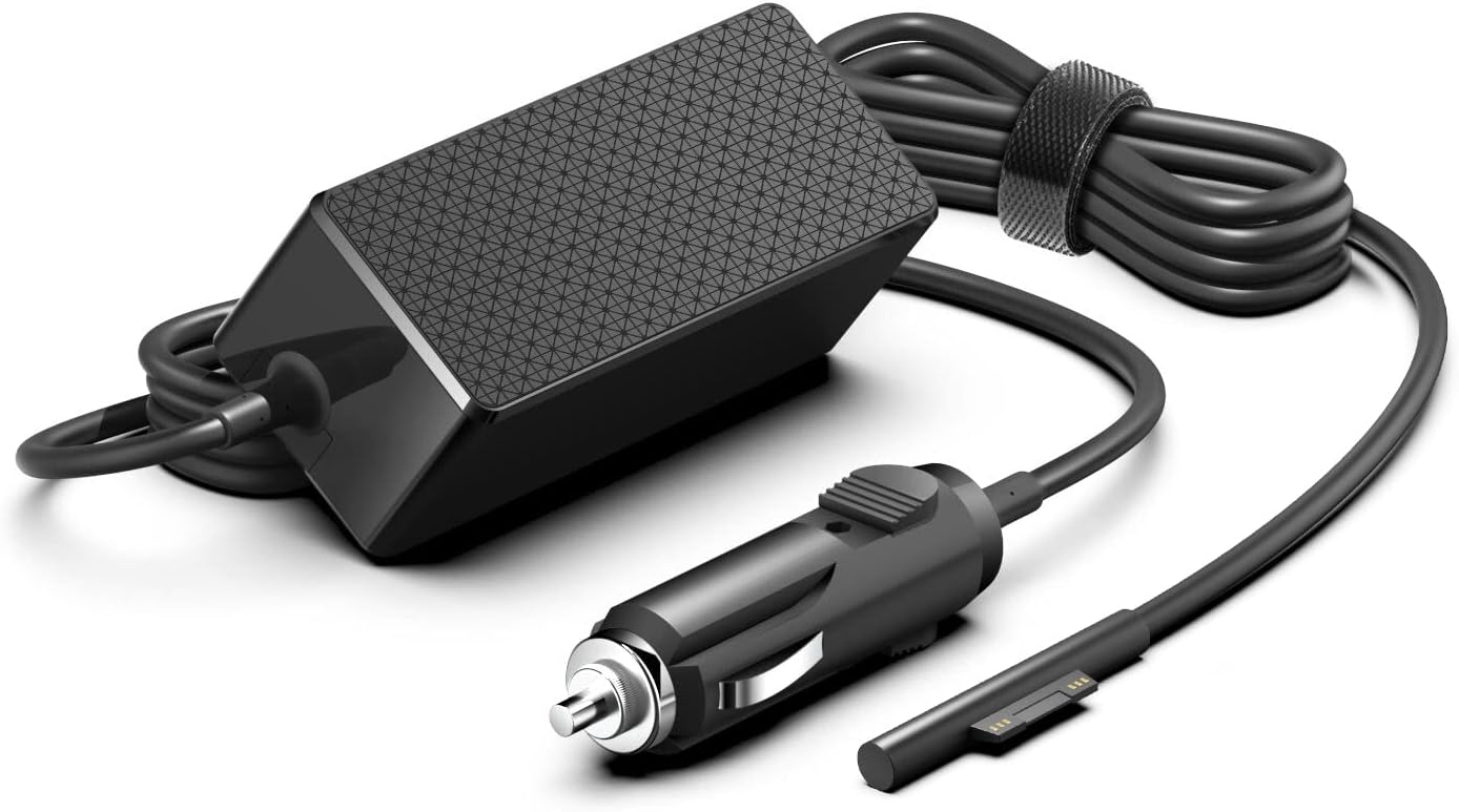 Amazon.com: 65W Surface Car Charger for Microsoft Surface Pro 9, 8, 7 ...
