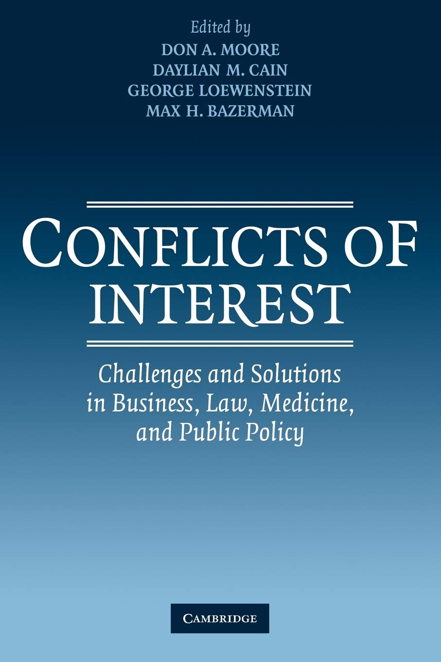 Conflicts of Interest: Challenges and Solutions in Business, Law ...