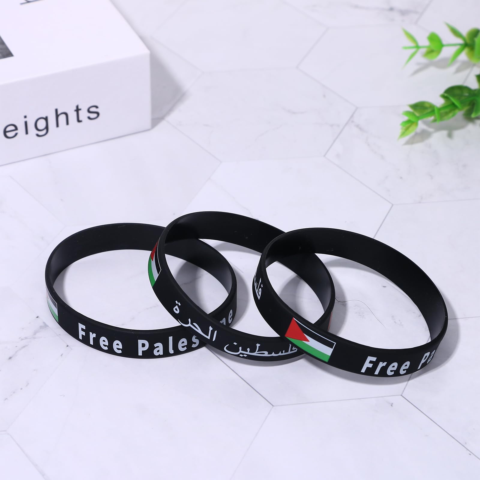 Snapklik.com : 10PCS Free Palestine Flag Bracelets: Sports Silicone ...