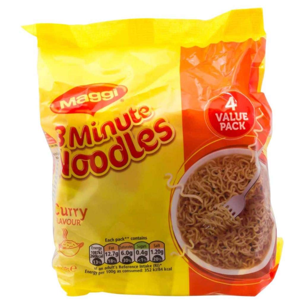 Buy MAGGIInstant Noodles Curry Flavour 2 x (4 x 59g in a Packet) Online ...