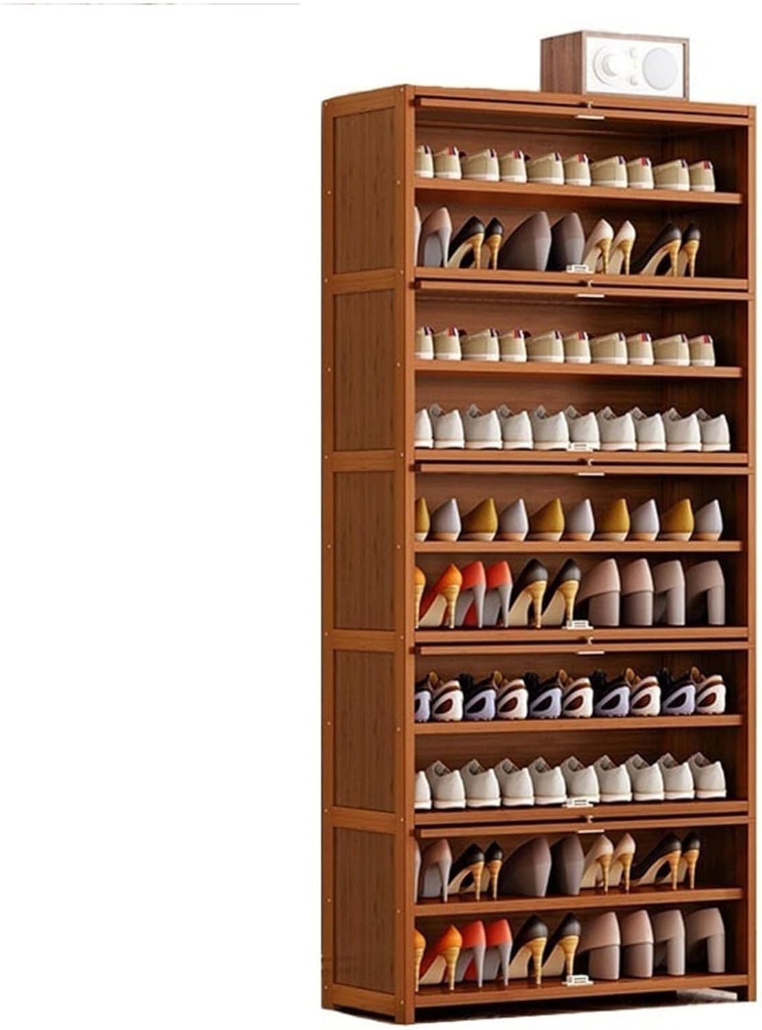 Amazon.com: PCSFZXB S Free Standing Shoe Storage Organizer for Entryway ...