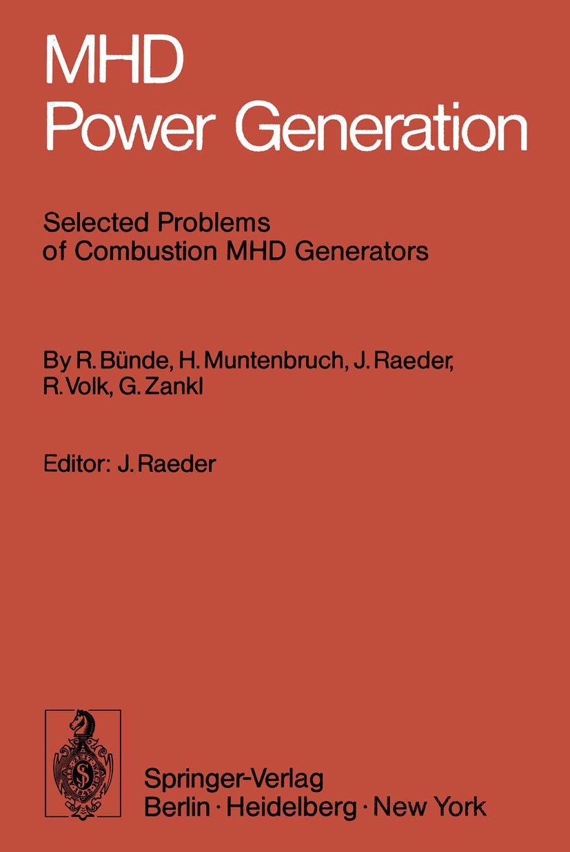 Amazon.com: MHD Power Generation: Selected Problems of Combustion MHD ...