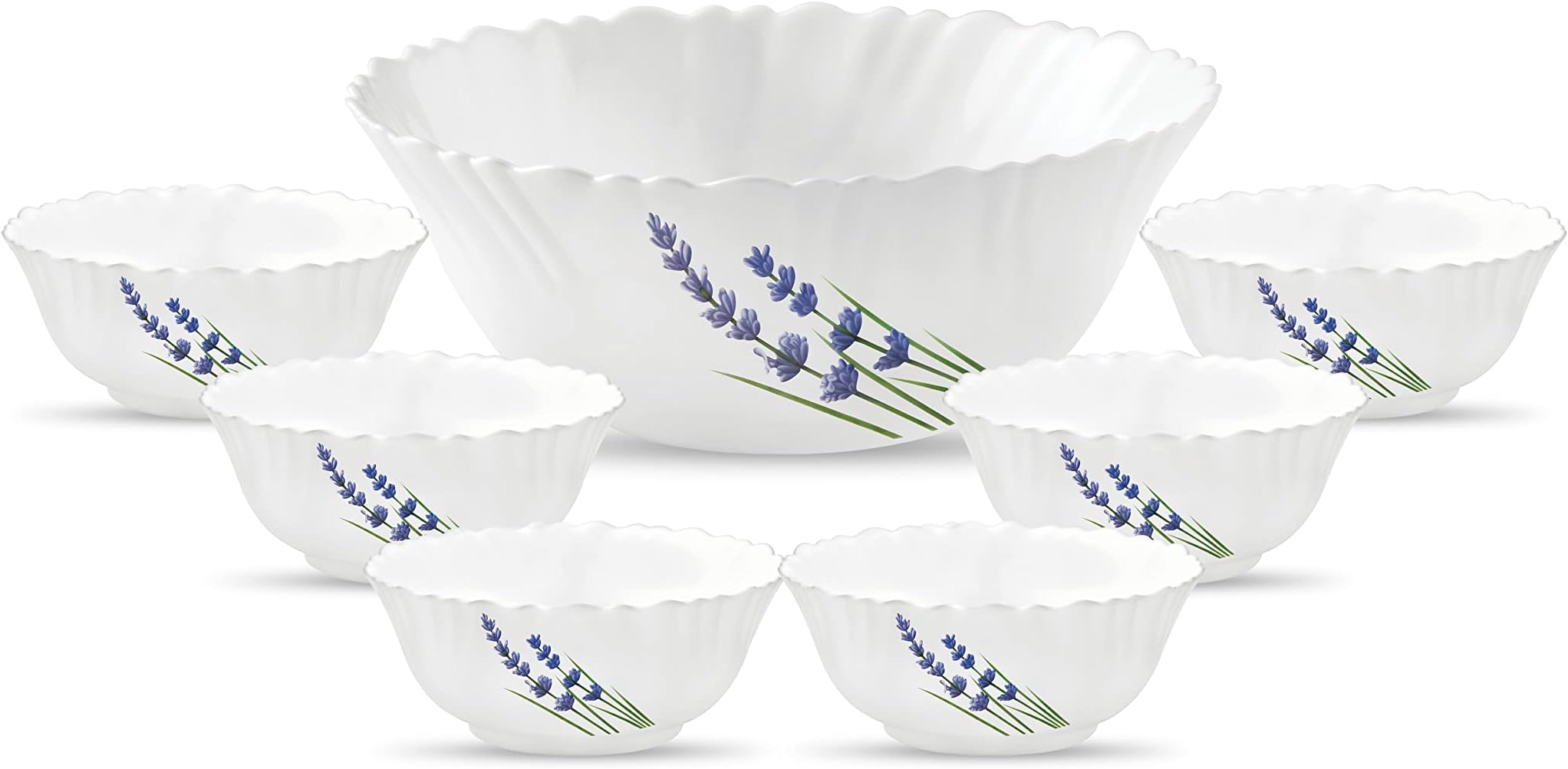 Larah by BOROSIL Opalware Bowl - 2 Pieces, White : Amazon.in: Home ...