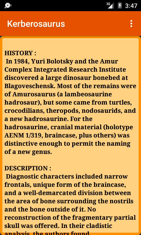 Kerberosaurus - App on Amazon Appstore