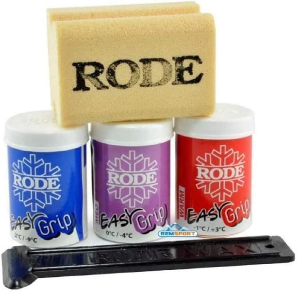 Rode Ski Wax Easy Grip Kit for Cross Country Skiing (#AR211) : Amazon ...
