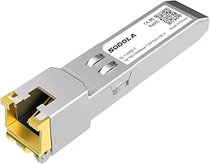 Amazon.com: SODOLA 1.25G SFP-T, 10/100/1000Base-T Copper SFP, SFP to RJ45 SFP Module Transceiver ...