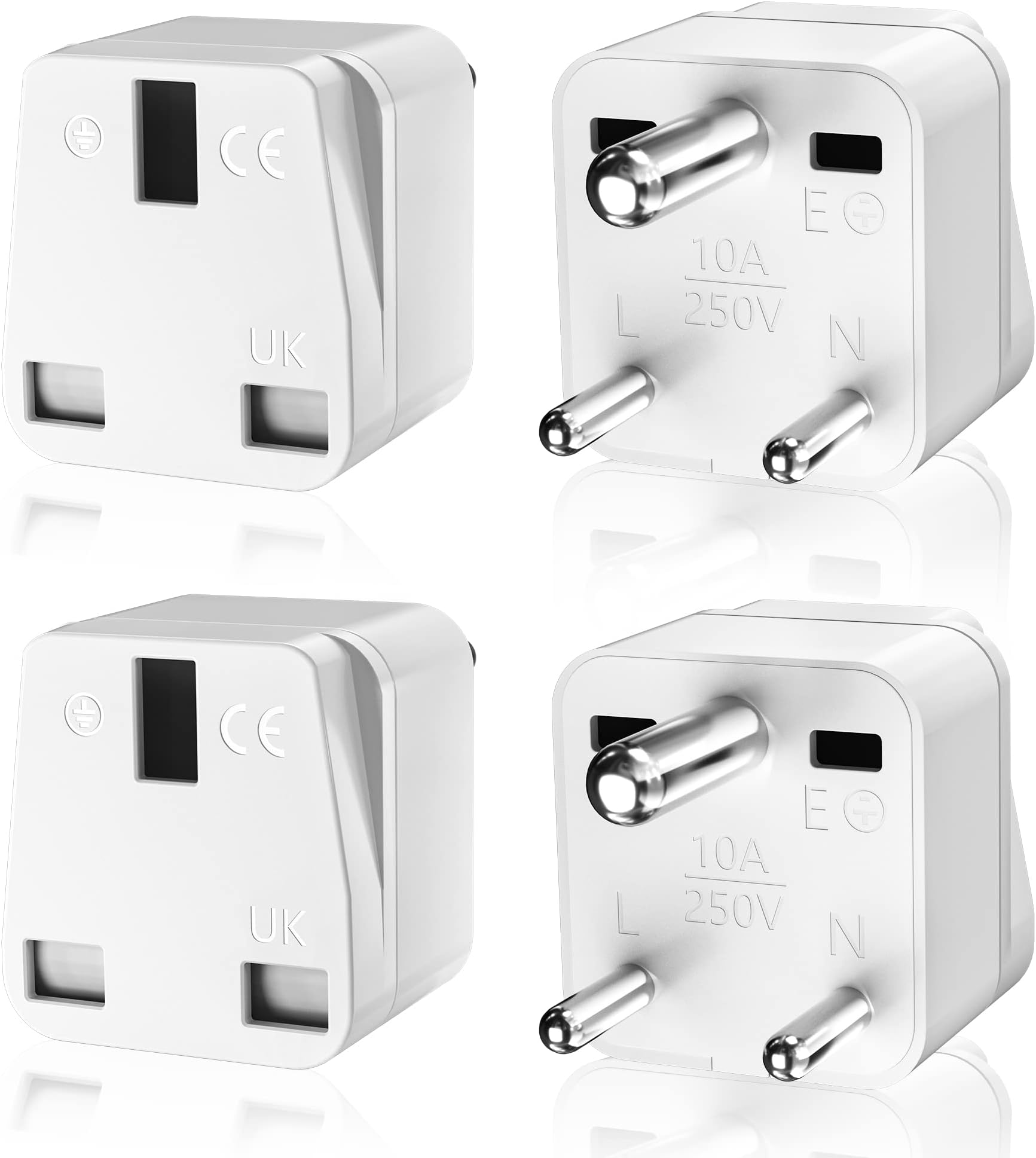UK to India Plug Adapter, Type D Plug Adapter, Travel Plug Adapter UK ...