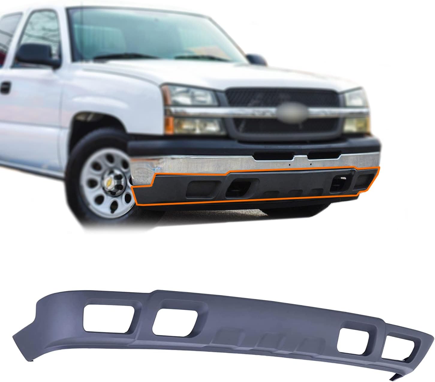 Amazon.com: BUMPERS THAT DELIVER - Chrome, Steel Complete Front Bumper ...