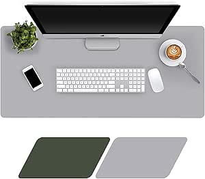 Levoit Desk Mat Large Mouse Pad 90x40cm, PU Leather Double-Sided ...