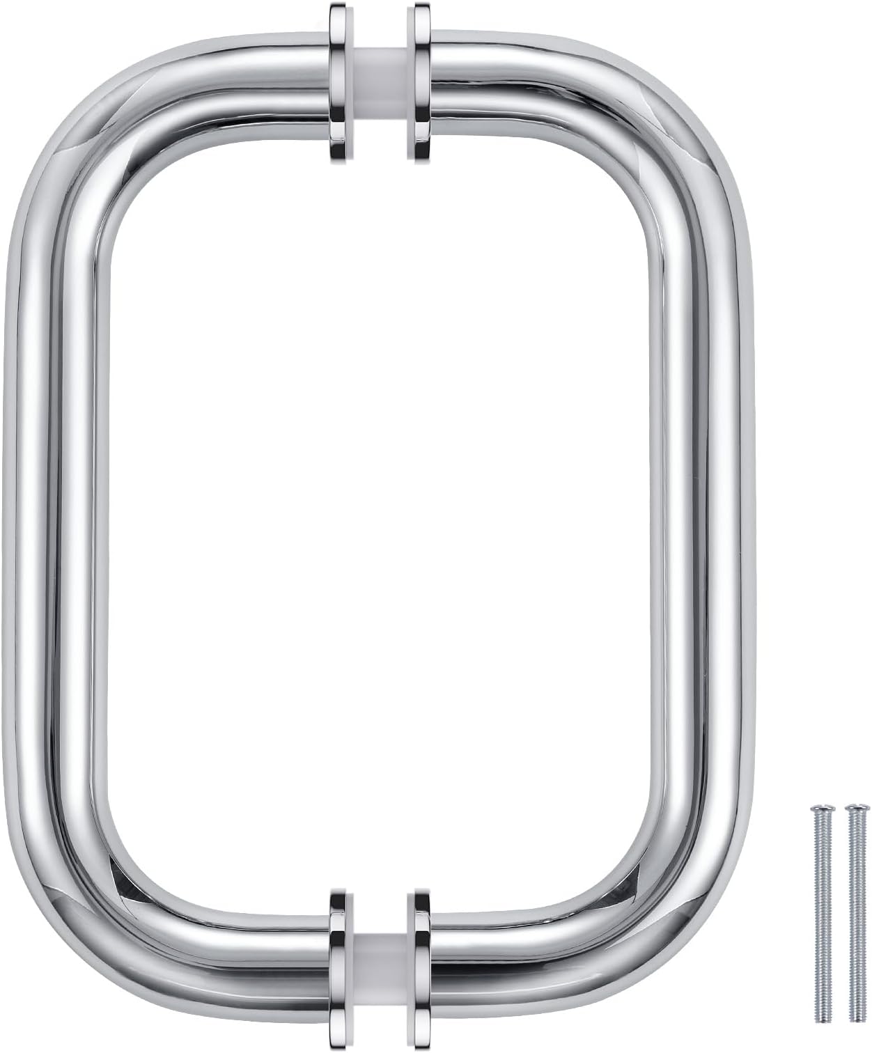 Dynasty Hardware 6" Back to Back Tubular Shower Door Pull for Frameless ...