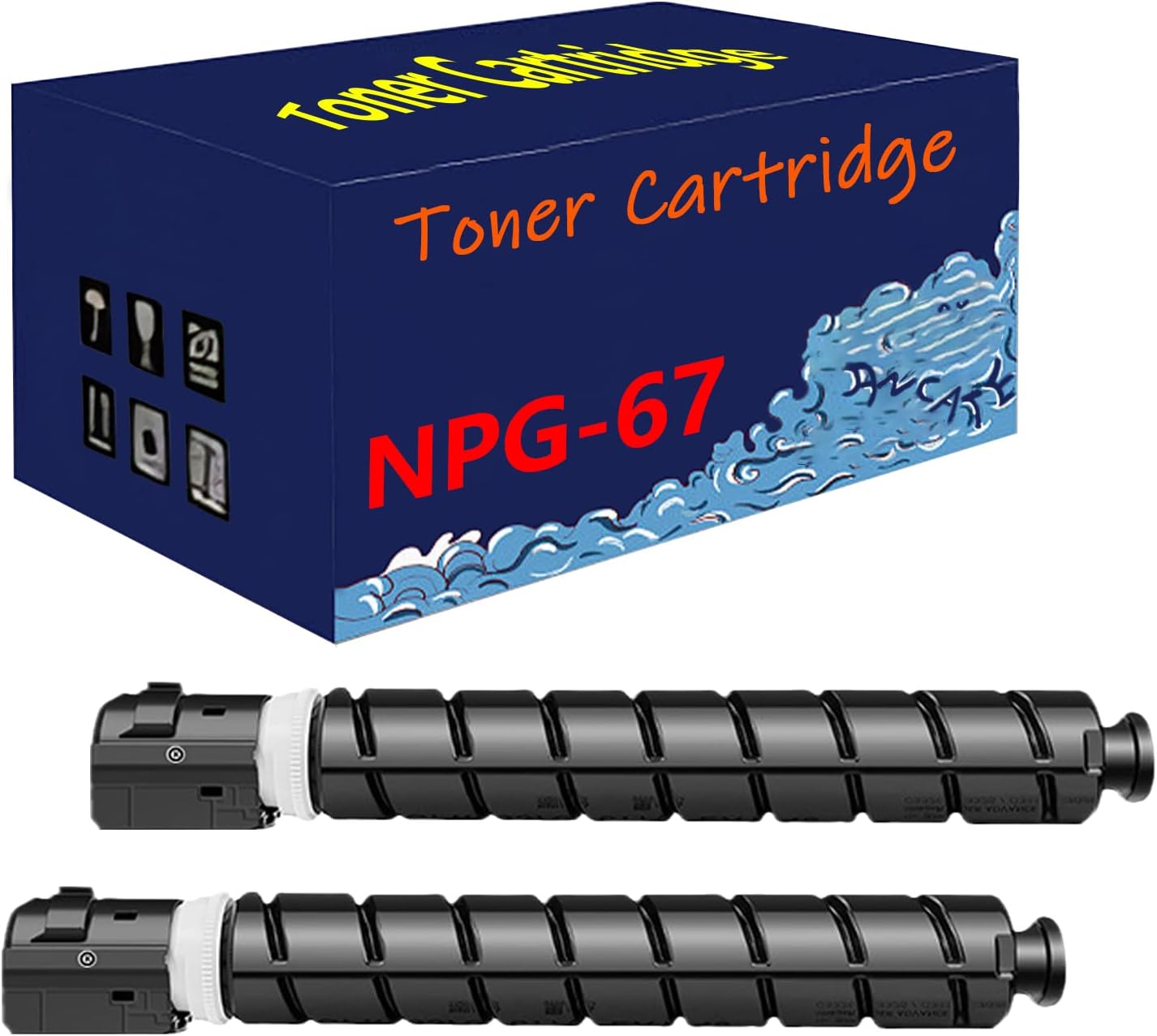 Amazon.com: NPG-67 Toner Cartridge for Canon, Compatible ImageRUNNER Advance C3020 C3320L C3530 ...