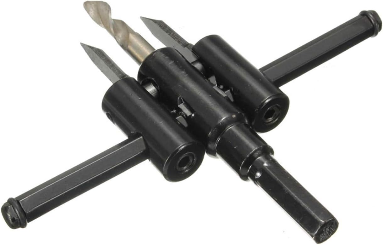 Robodo 30mm-120mm Adjustable Circle Cutter Metal Wood Circle Hole Saw ...