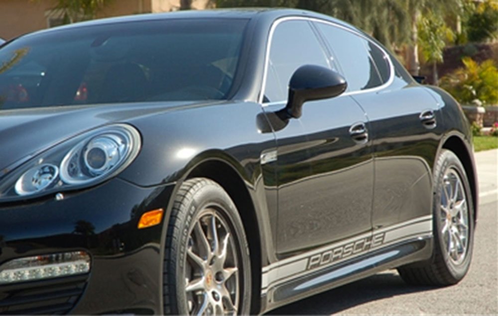 Buy Porsche Cayenne Black Decal Kit Left and Right Side Skirts Porsche ...