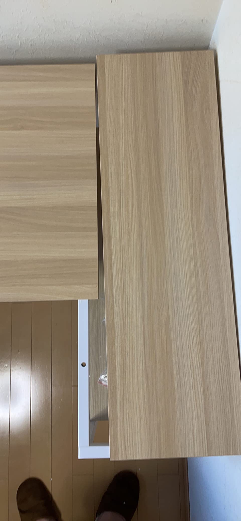 Amazon | Alebert L字デスク ゲーミングデスク「メーカー一年保証」 幅110cm パソコンデスク ラック付きデスク オフィスデスク pcデスク ゲーミングデスク コーナーデスク ...