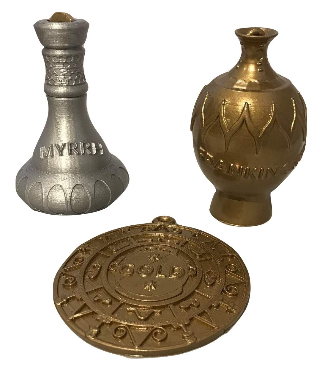 Amazon.com: 3D Cabin Wise Men Set : Gold, Frankincense and Myrrh Stage ...