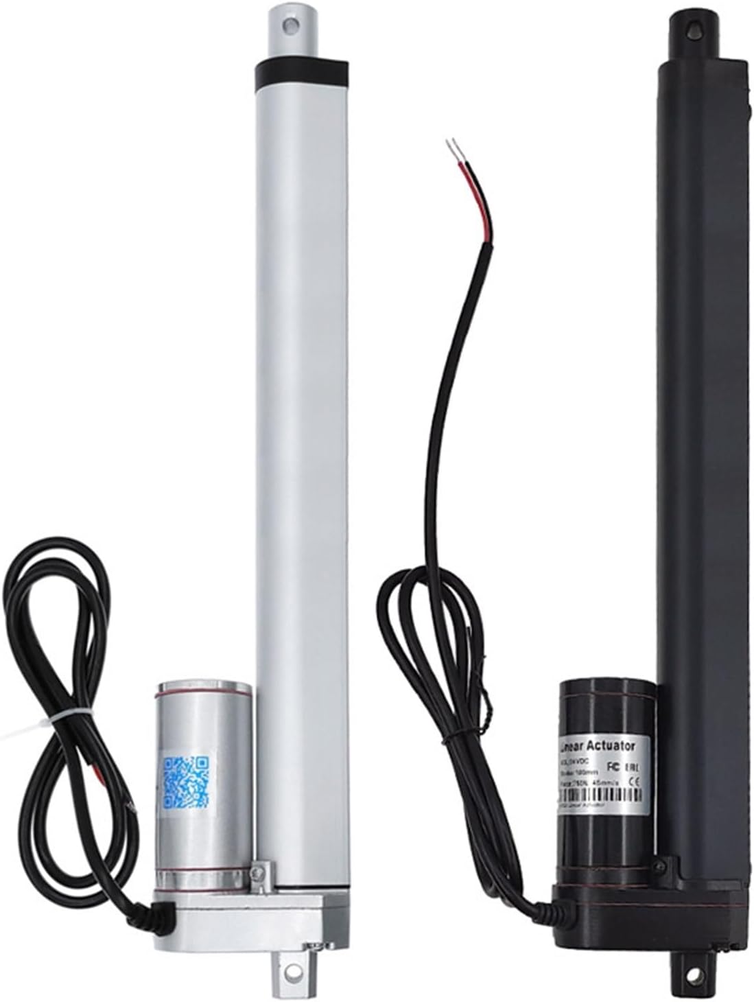 BatwhO Actuador lineal eléctrico 12V/24V DC Motor 400mm Stroke Linear Motion Controller 100/300 ...