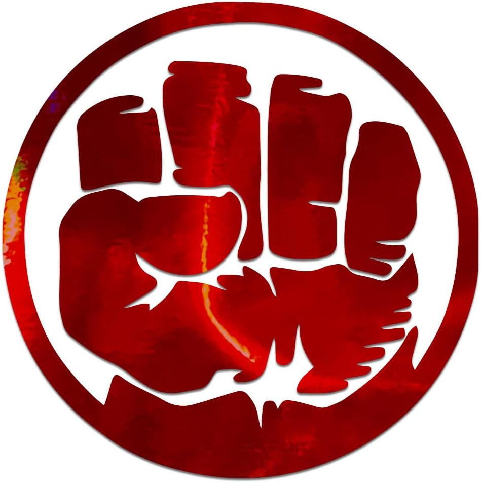 Amazon.com - Fist Silhouette Vinyl Decal Notebook Car Laptop 5.5" x 5.5 ...