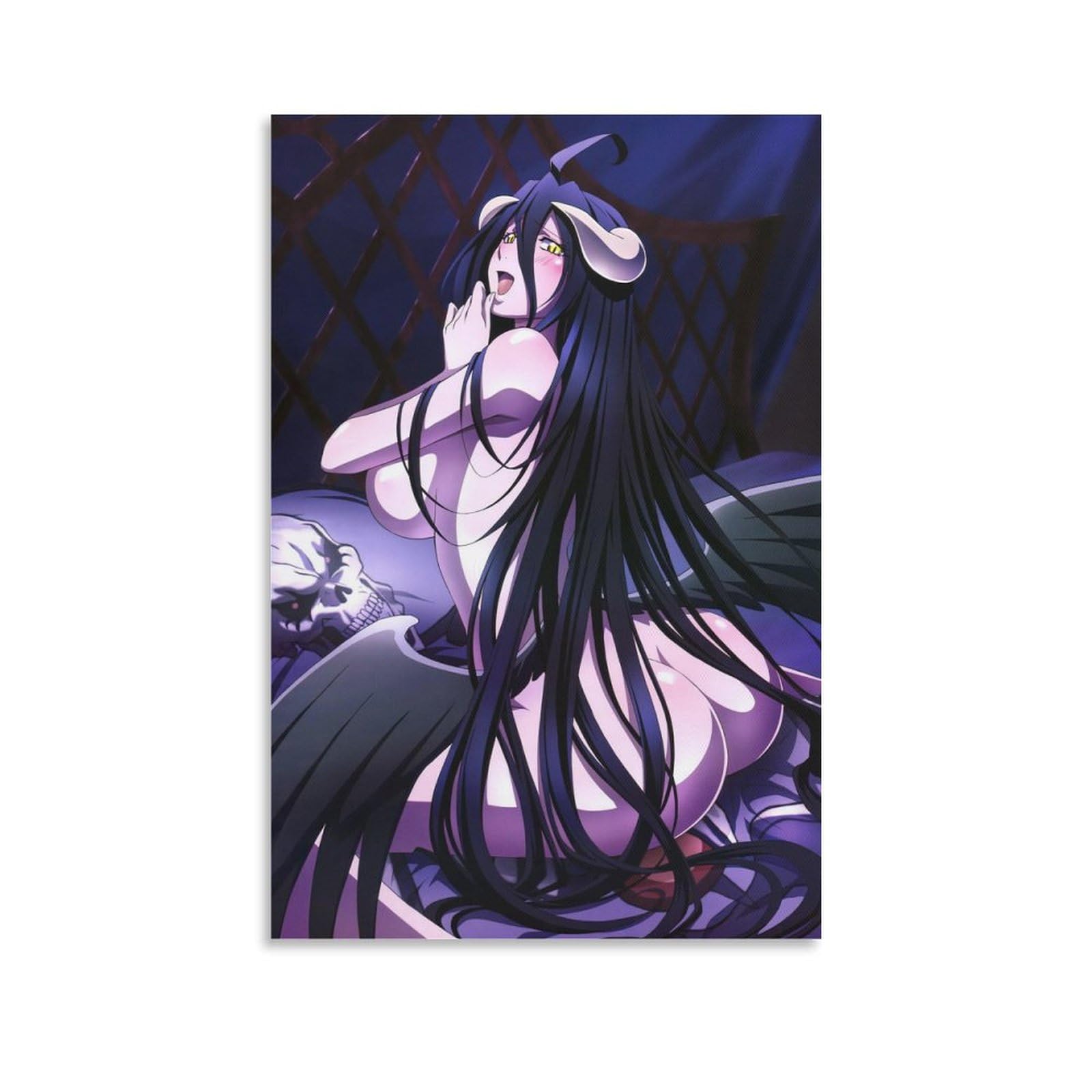 Amazon Paxiaorou Overlord Japanese Anime Posters Albedo Succubus