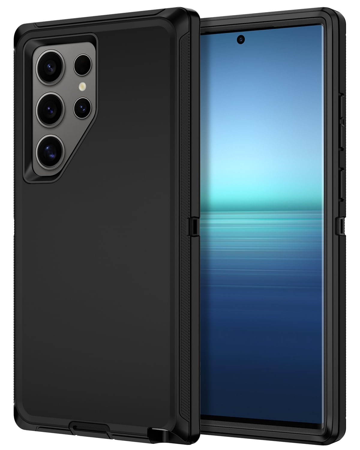 Amazon.com: I-HONVA for Samsung Galaxy S24 Ultra Case Shockproof Dust/Drop Proof 3-Layer Full ...