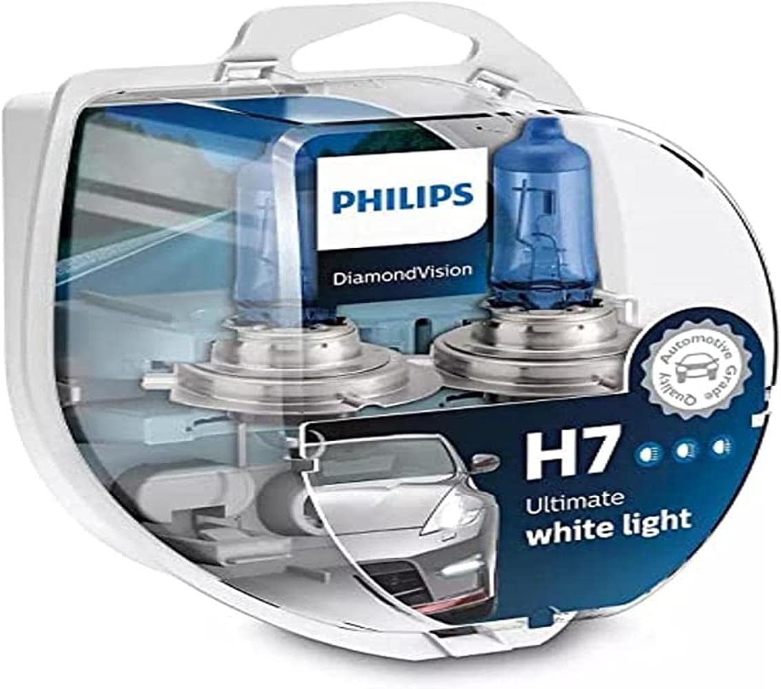 Amazon.com: PHILIPS - Diamond Vision H7 Halogen HID Bulbs (Pair ...