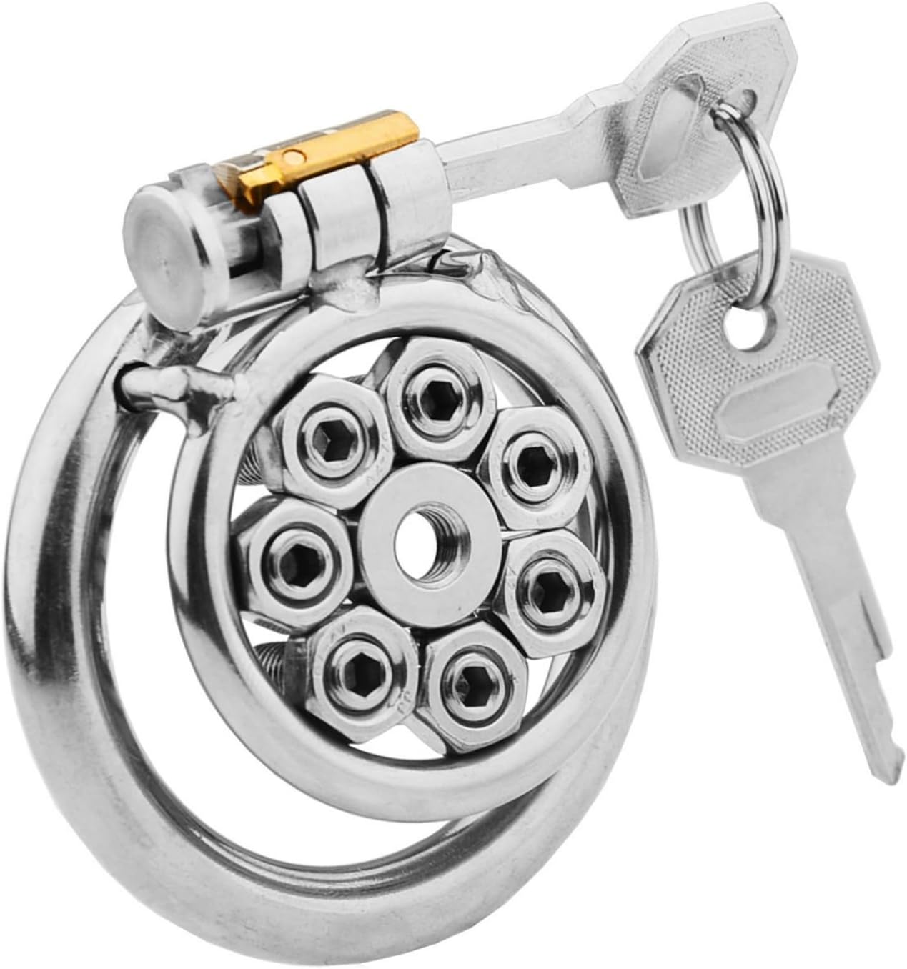 Amazon.com: Zhong shu sheng Stainless Steel Chastity Cage Restraint ...