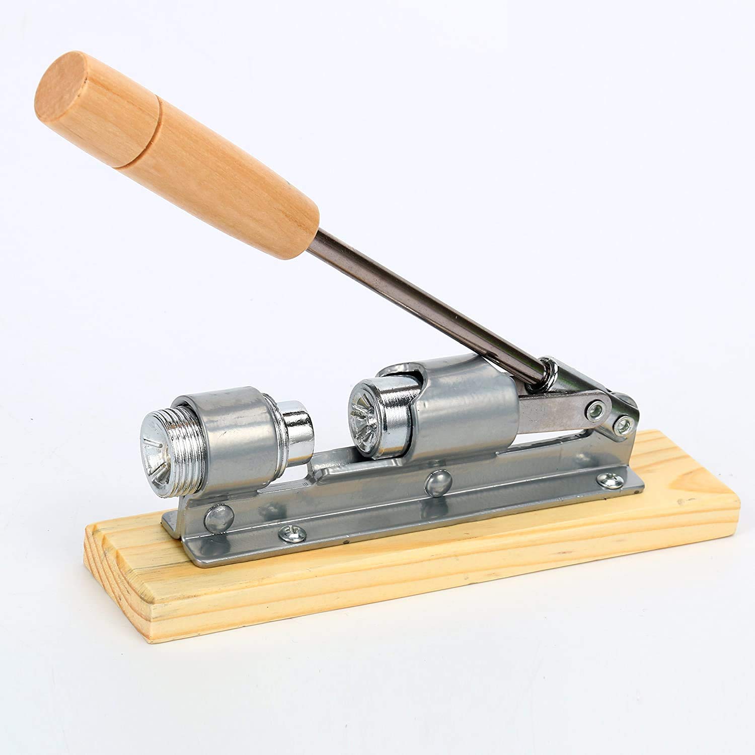 Amazon.com: 8MILELAKE Desktop Wood and Metal Walnut or Pecan Heavy Duty ...