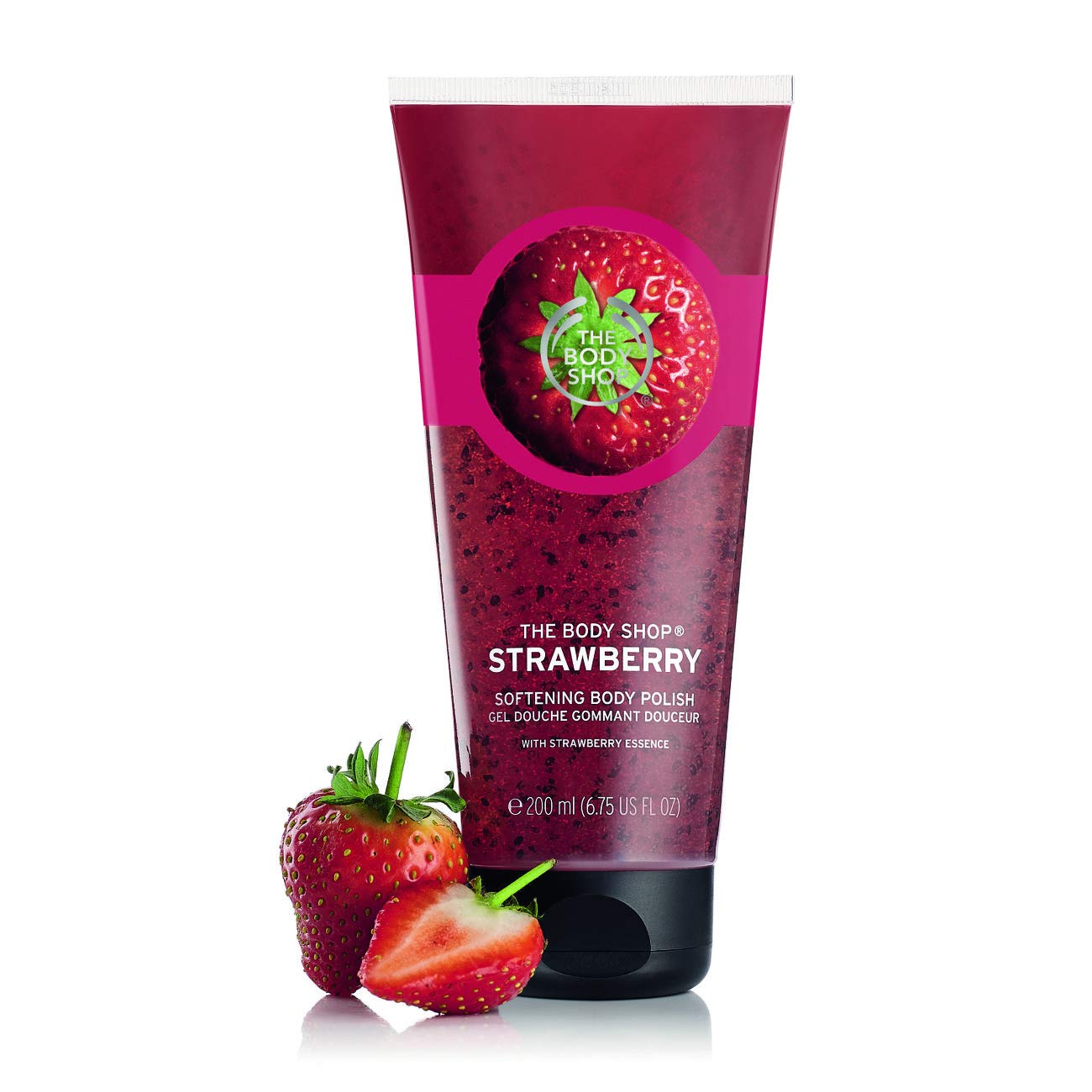 Amazon.com : The Body Shop Strawberry Body Scrub Polish - 200ml : Body ...