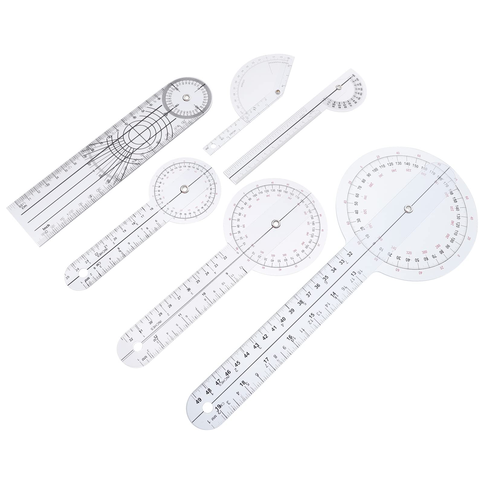 Goniometer - Goniometer Physiotherapy/Adjustable 360 Measure Goniometer ...