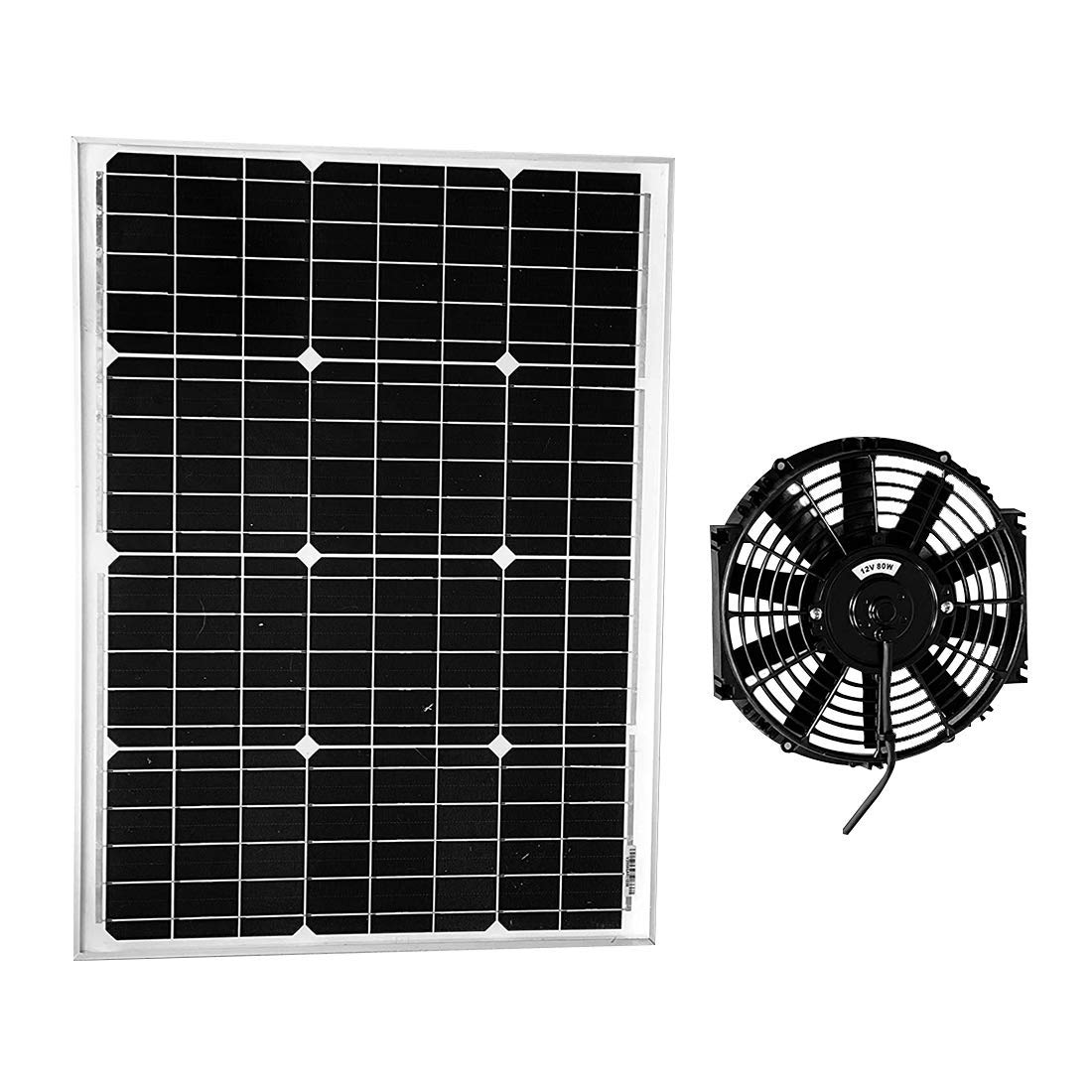 Amtrak Solar's Powerful 50-Watt with 12 inch Solar Attic Fan Quietly ...