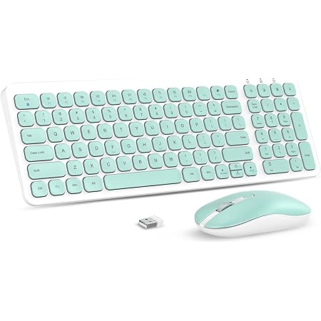 Amazon.com: Wireless Keyboard and Mouse Combo, Ultra Thin Quiet ...