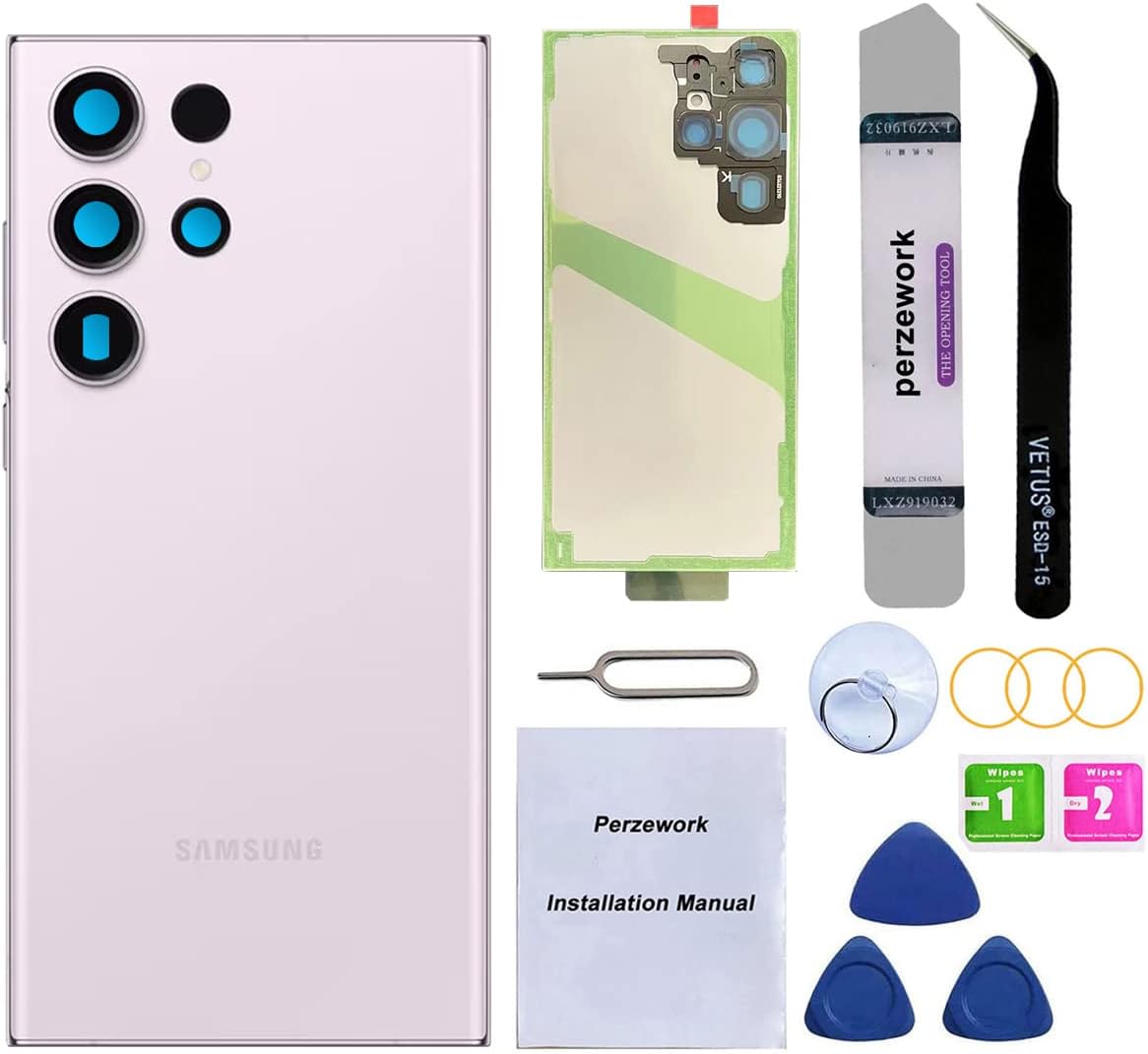 Amazon.com: Perzework Rear Back Glass Replacement Compatible with ...