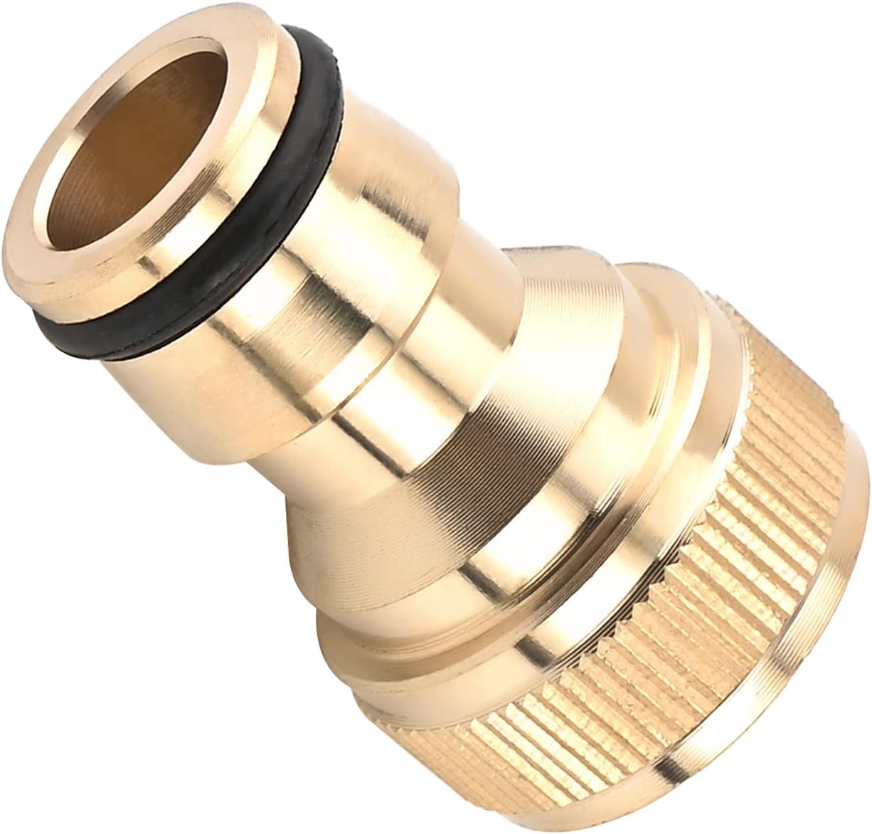Amazon.com : MroMax Brass Faucet Tap Quick Connector G1/2 Female Thread ...